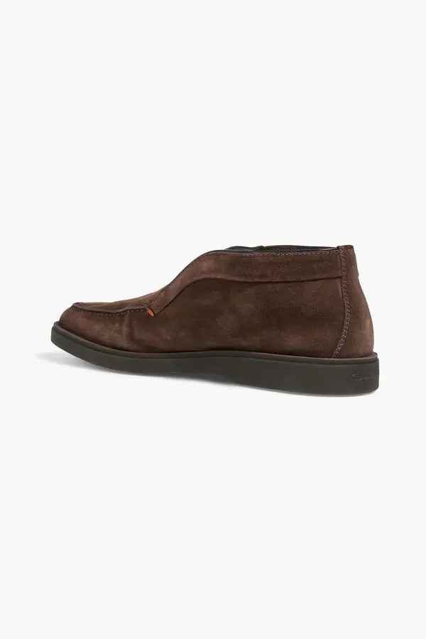 Santoni Dragon Suede Chukka Boots