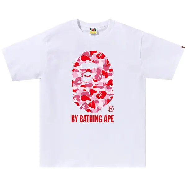 A BATHING APE Abc Camo Tee - White