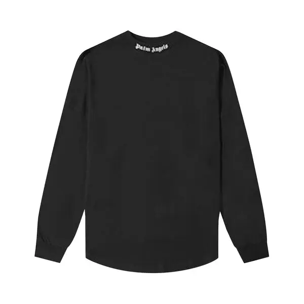 Palm Angels Classic Logo Long-sleeve Tee - Black