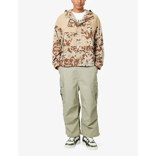 A BATHING APE X Kazuki Snow Hooded Shell Jacket - Beige