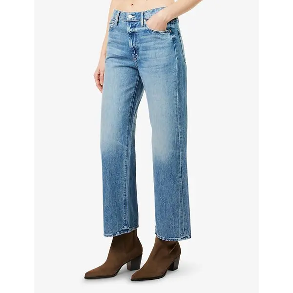 MOTHER The Dodger Flood Wide-leg Denim Jeans