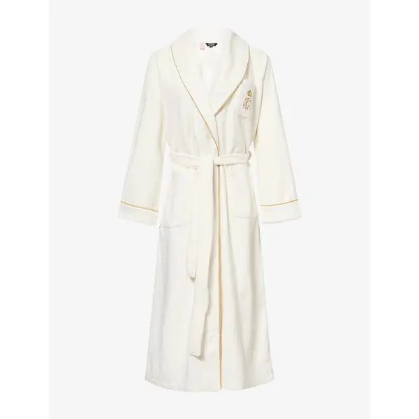 Ralph Lauren Dalton Fleece Long Robe - Cream
