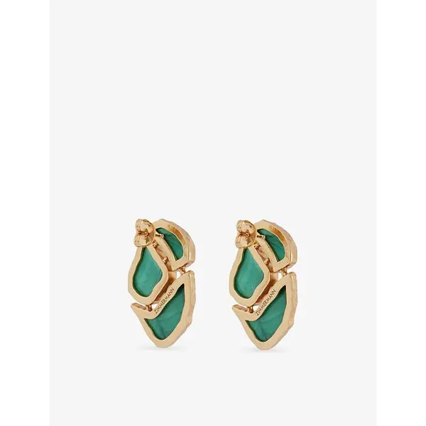 Zimmermann Byron Malachite Gold-plated Earrings