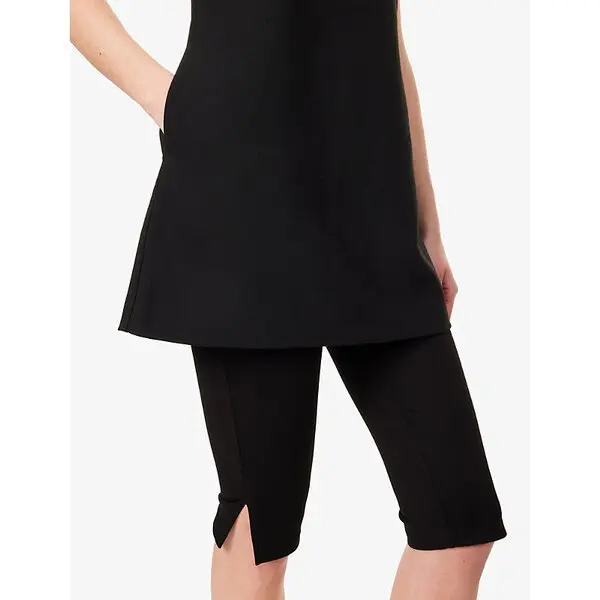 Dissh Stretch-Woven Mini Dress - Black | Editorialist