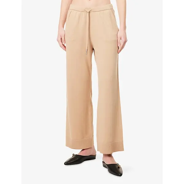 Simkhai Cotton And Cashmere Trousers - Light Camel