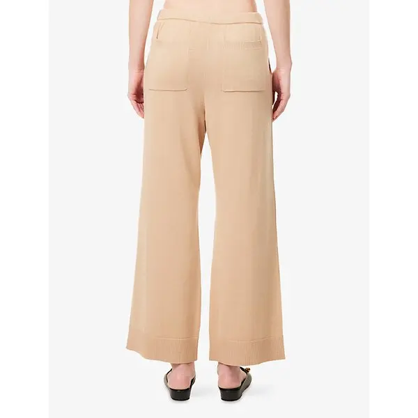 Simkhai Cotton And Cashmere Trousers - Light Camel