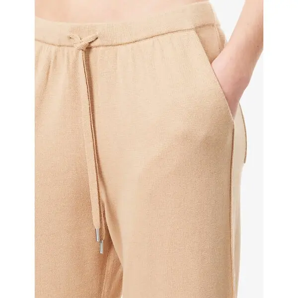 Simkhai Cotton And Cashmere Trousers - Light Camel