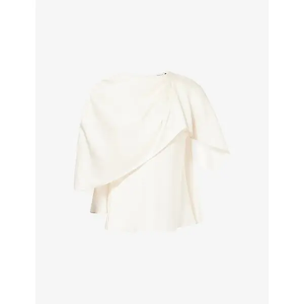 Simkhai Eliora Cape Woven Top - Cream