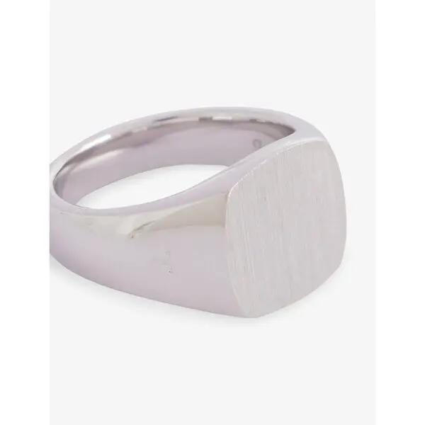 Tom Wood Kay Satin Rhodium-plated Sterling Ring