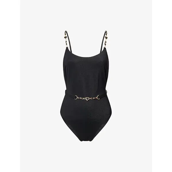 Zimmermann Daylight Chain-embellished Swimsuit - Black