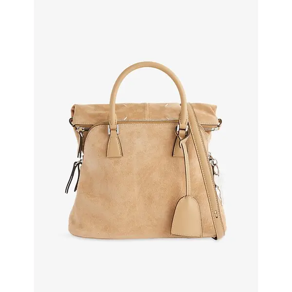 MAISON MARGIELA Soft 5ac Mini Suede Top Handle Bag