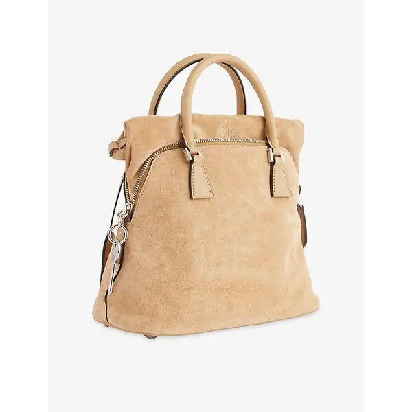 MAISON MARGIELA Soft 5ac Mini Suede Top Handle Bag