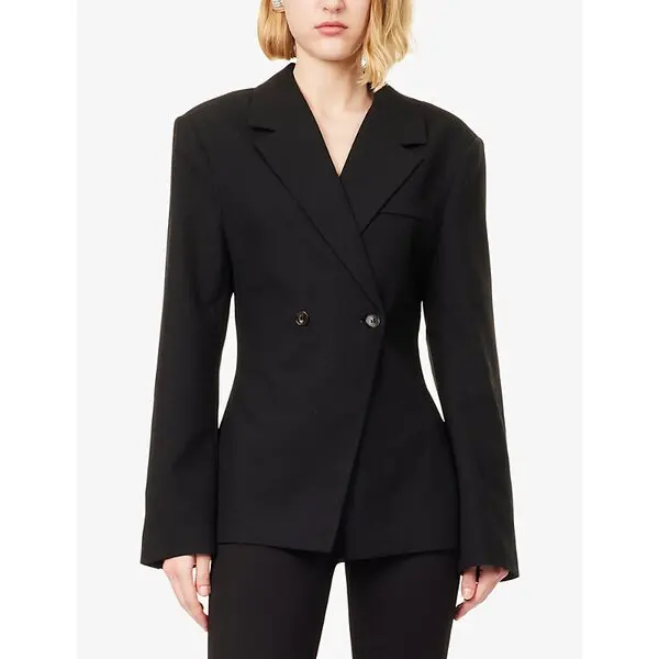 Dissh Cinch-waist Double-breasted Blazer