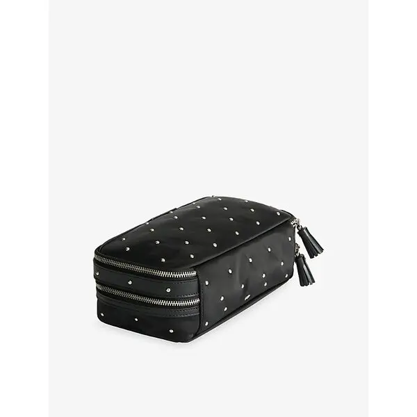 ANYA HINDMARCH Studs Large Satin Make-up Pouch
