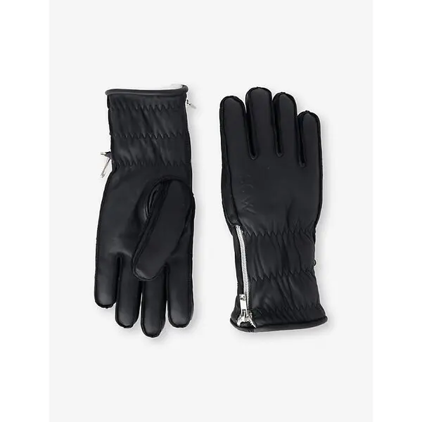MY SUNDAY SKI Wanderlust Leather Ski Gloves - Jet