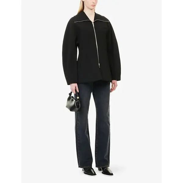 Paige Leenah Patch Pocket Wide Leg Jeans