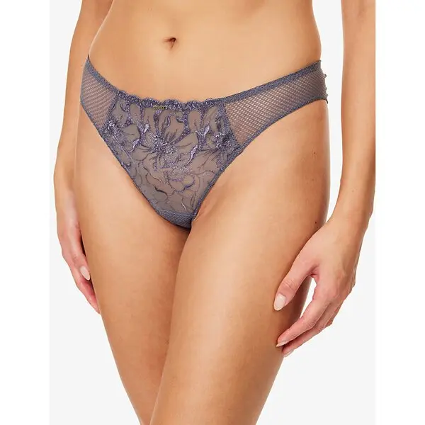 Chantelle Fleurs Tanga Lace Briefs