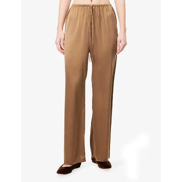 Dissh Silk Wide-leg Trousers