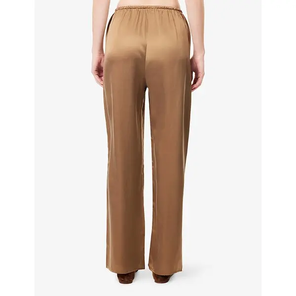Dissh Silk Wide-leg Trousers