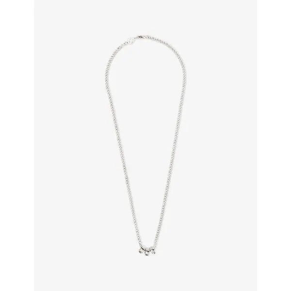 VITALY Code Sterling Chain Necklace - Silver