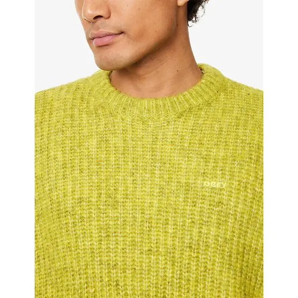 Obey Dexter Ribbed Knitted Jumper