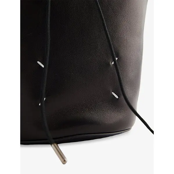 MAISON MARGIELA Leather Bucket Bag