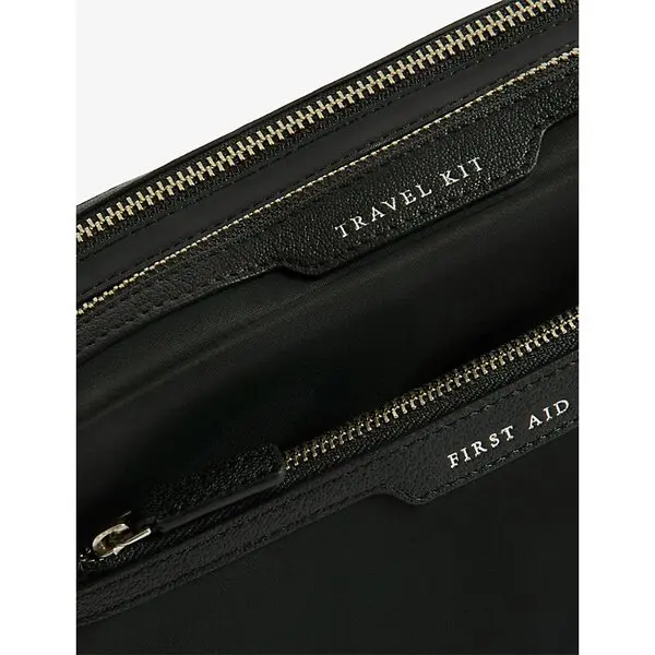 ANYA HINDMARCH Travel Kit Woven Pouch - Black