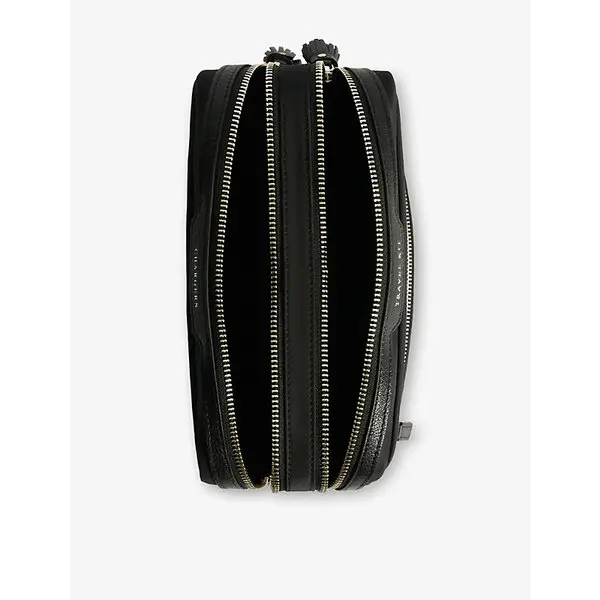 ANYA HINDMARCH Travel Kit Woven Pouch - Black
