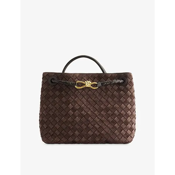 Bottega Veneta Andiamo Medium Suede Bag