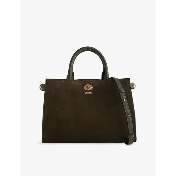 Burberry Cotswolds Suede Tote Bag