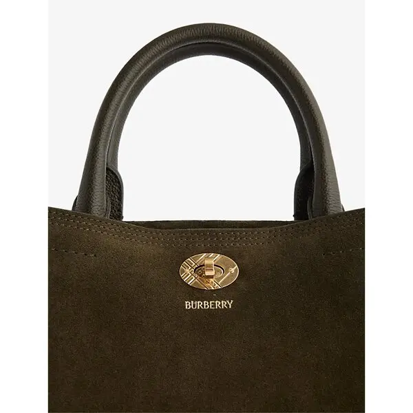 Burberry Cotswolds Suede Tote Bag