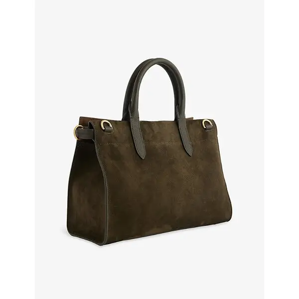 Burberry Cotswolds Suede Tote Bag