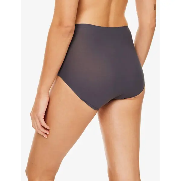 Chantelle Soft Stretch High Waist Briefs - Carbon