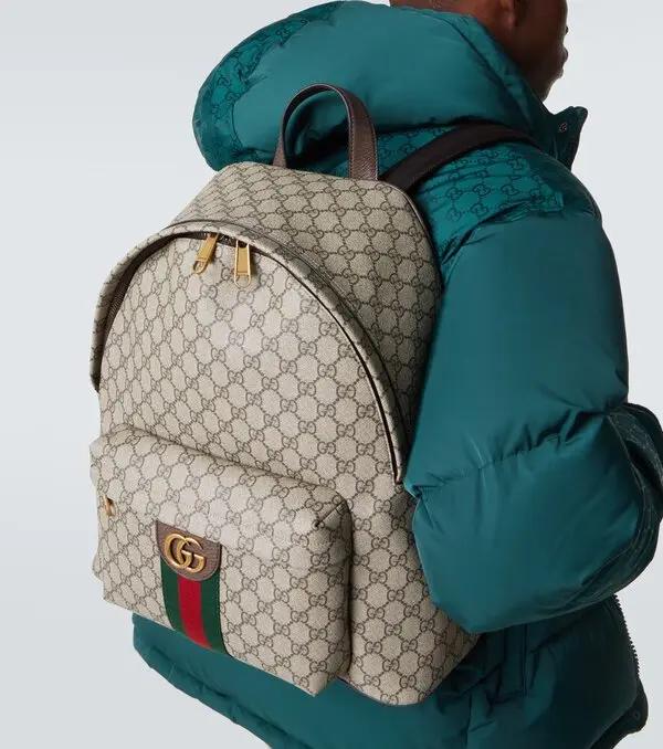 Gucci Gg Canvas Backpack - Multicoloured