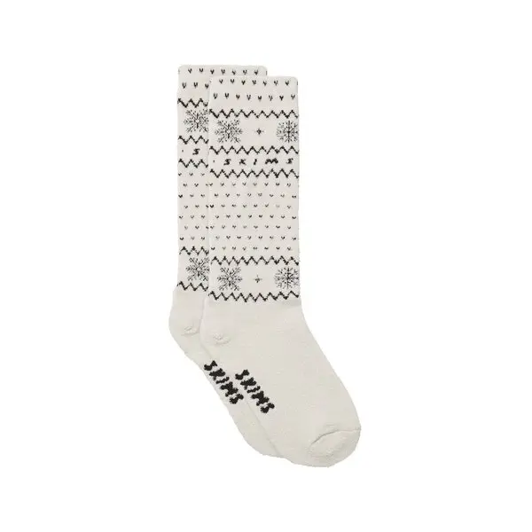 SKIMS Cozy Lite Sock - Marble Heart Fair Isle