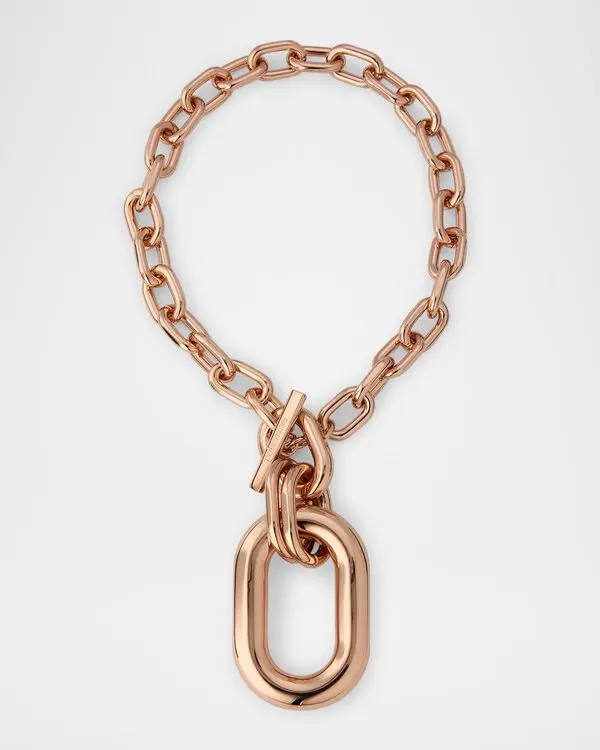 Rabanne Xl Link Pendant Necklace - Gold