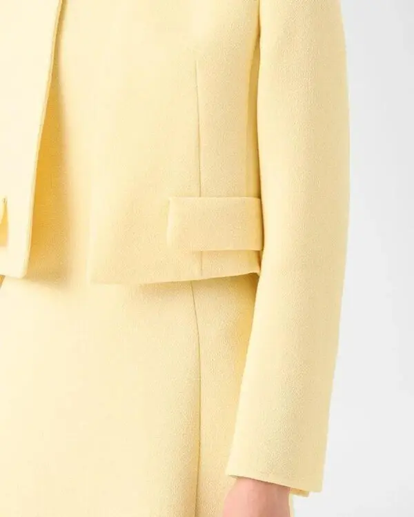 Akris Helena Wool Crêpe Jacket