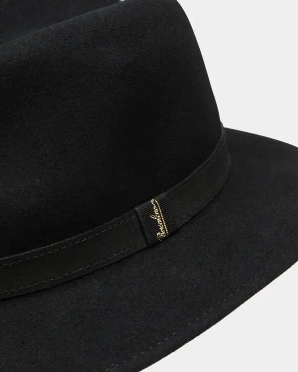 Borsalino Alessandria Wool Fedora - Black