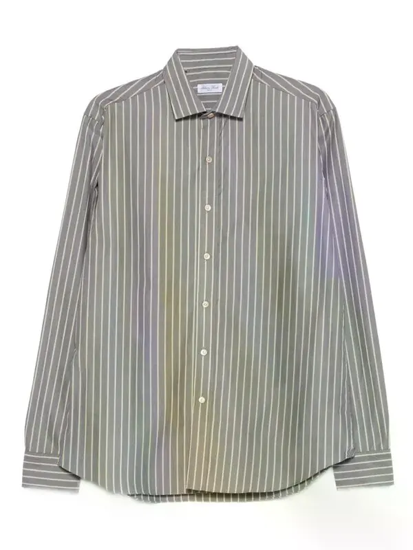 SALVATORE PICCOLO Double-stripe Classic Shirt
