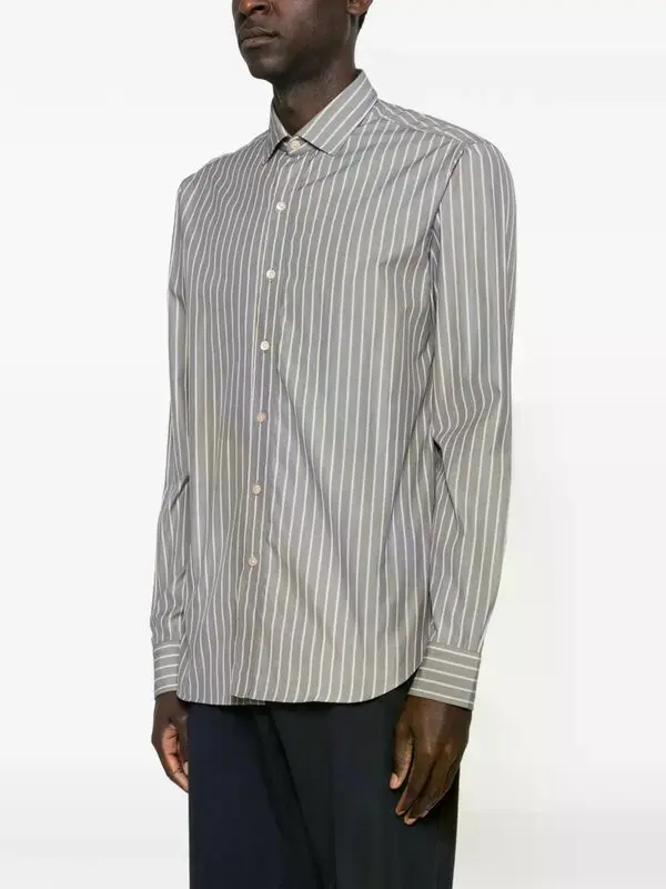 SALVATORE PICCOLO Double-stripe Classic Shirt