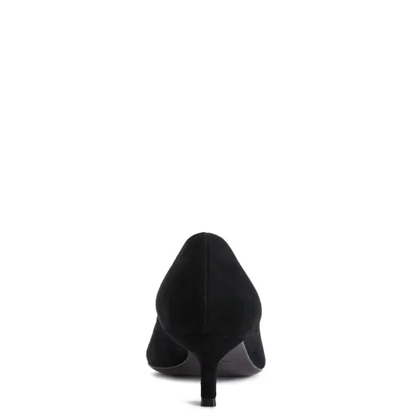 GIUSEPPE ZANOTTI Suede Pumps With Metal Detail - Black