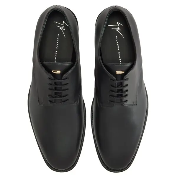 GIUSEPPE ZANOTTI Marquess Leather Derby - Black