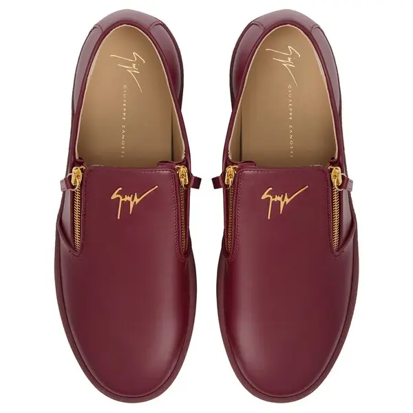 GIUSEPPE ZANOTTI Leather Slip-ons