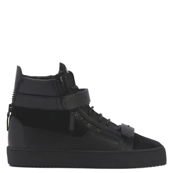 GIUSEPPE ZANOTTI Coby Matt High-top Sneakers - Black
