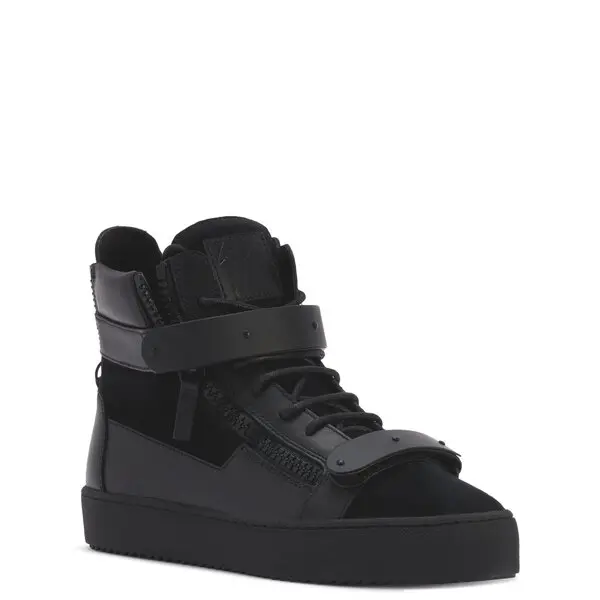 GIUSEPPE ZANOTTI Coby Matt High-top Sneakers - Black