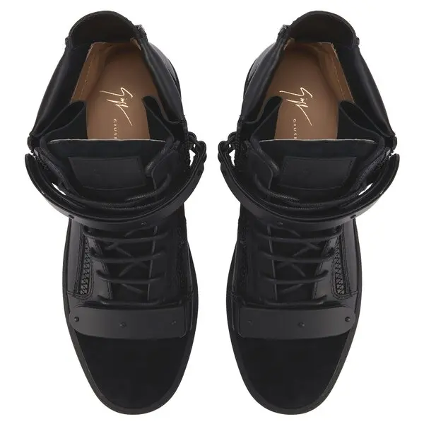 GIUSEPPE ZANOTTI Coby Matt High-top Sneakers - Black