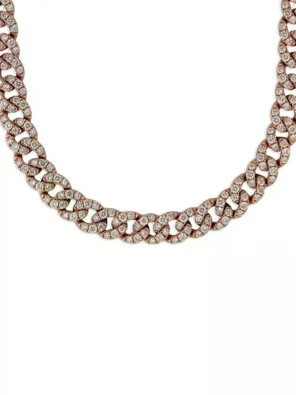 JEWELS AFICIONADO Diamond Cuban Link Necklace