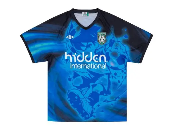 UMBRO X Hidden Ny Keeper Soccer Kit Jersey - Blue