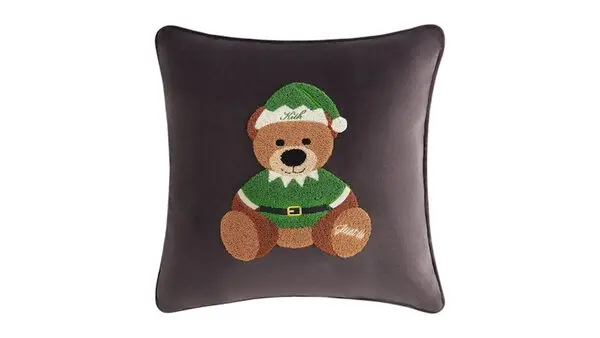 Kith Mas Teddy Bear Pillow - Kindling