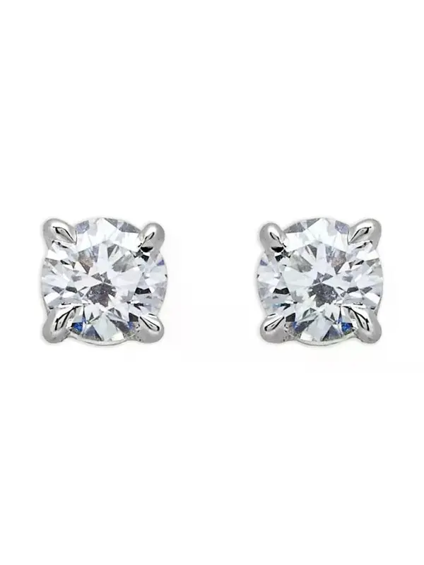 JEWELS AFICIONADO Diamond Stud Earrings - Silver